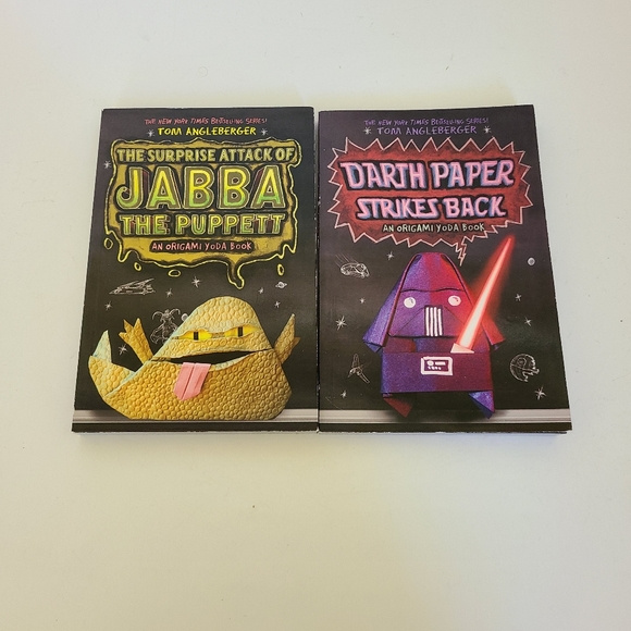 Other | Tom Angleberger Origami Yoda Books Jabba The Puppet Darth Paper ...